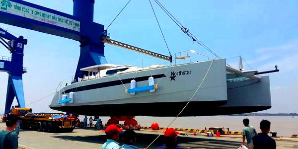 Sneak Preview: Seawind 1600 #1 Factory Launch | Seawind Cats Blog